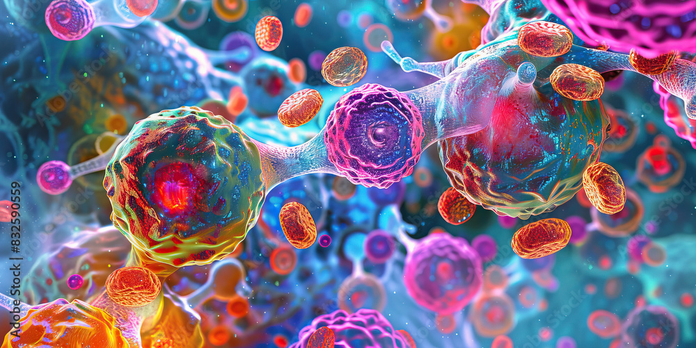 Host Immune Cell Interactions: Microscopic visualization of immune ...