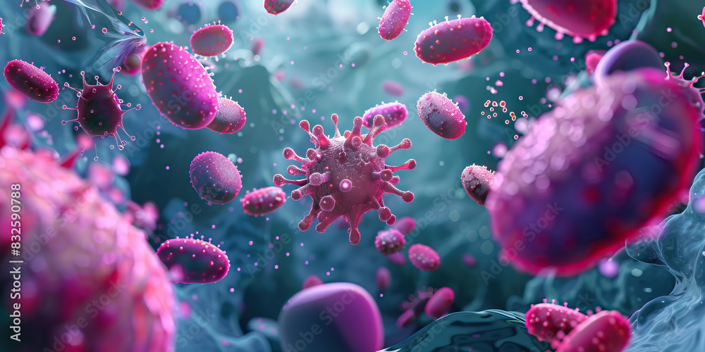 Host Immune Cell Interactions: Microscopic visualization of immune ...