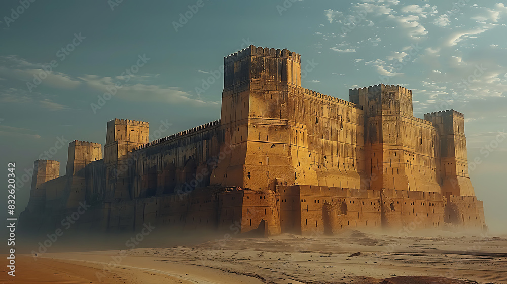 breathtaking image of Derawar Fort towering bastion majestic wall ...