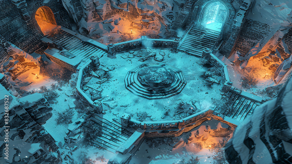 Fantasy darkness Battlemap DnD,RPG Map for Dungeons and Dragons, horror ...