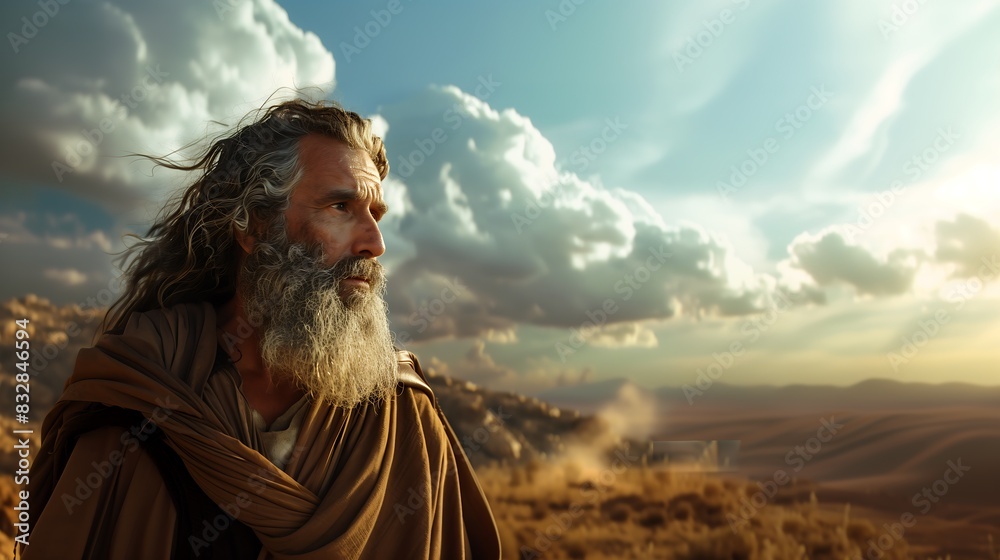 personagem bíblico de israel para ilustrar sermões, histórias de Moisés ...