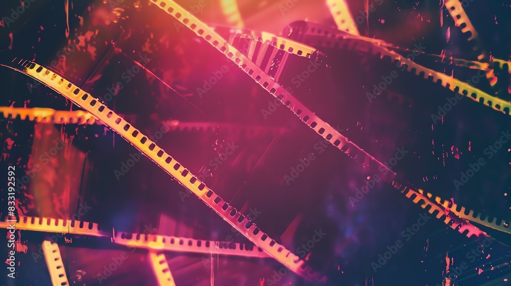 Ilustración de Stock Elegant old film overlay featuring subtle color ...