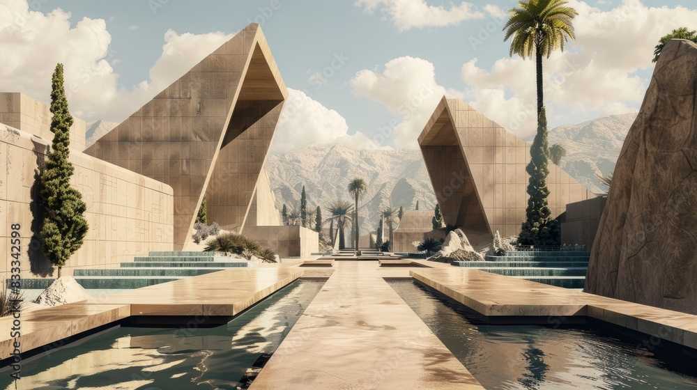 Deconstructivist, Middle Eastern architecture, event, landscape photo ...