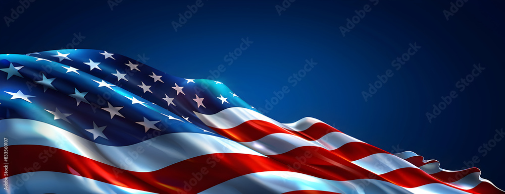 American flag background with patriotic theme for holidays and events ...