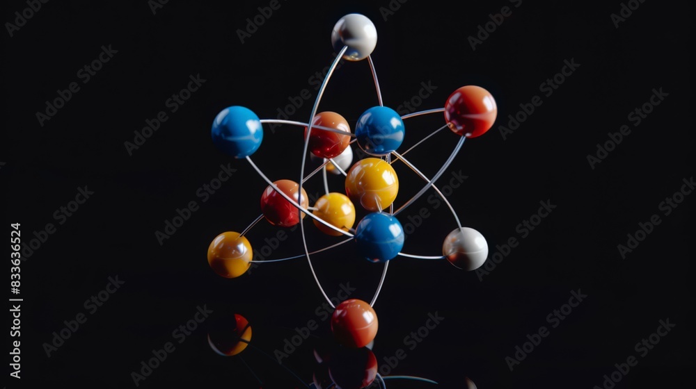 Iodine atom: Show the iodine atom with its 53 protons, 74 neutrons, and ...