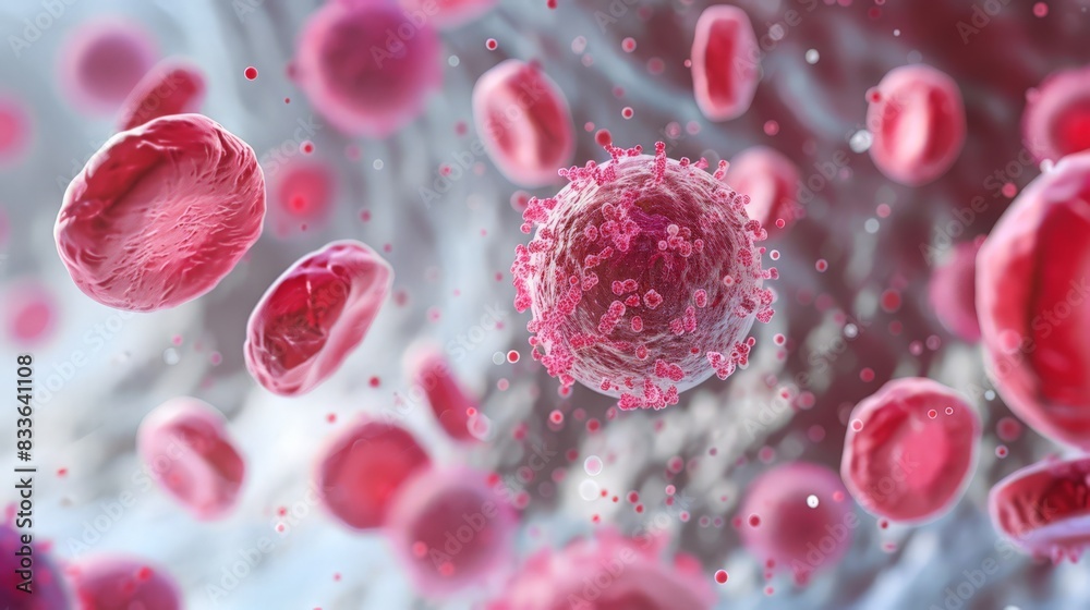 White blood cell types: Show different types of white blood cells (e.g ...