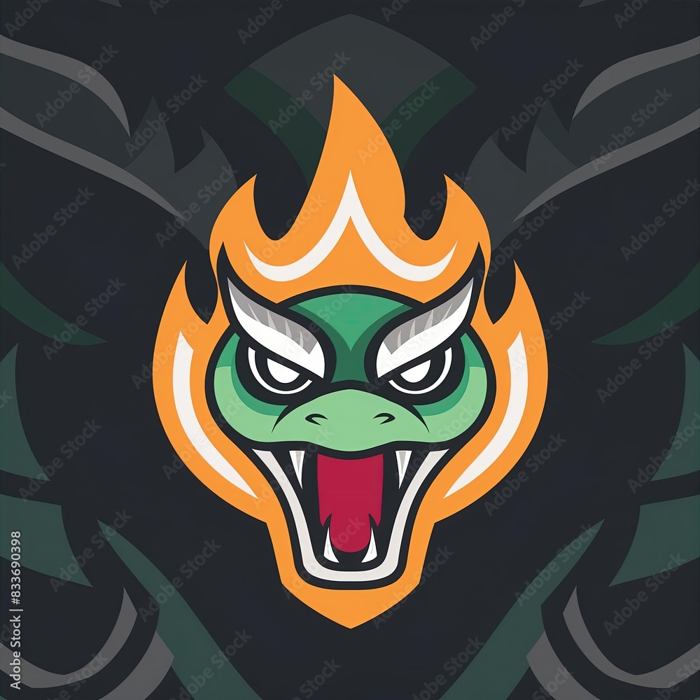 snake gaming logo. snake logo to apps. snake logo to tournament. snake ...