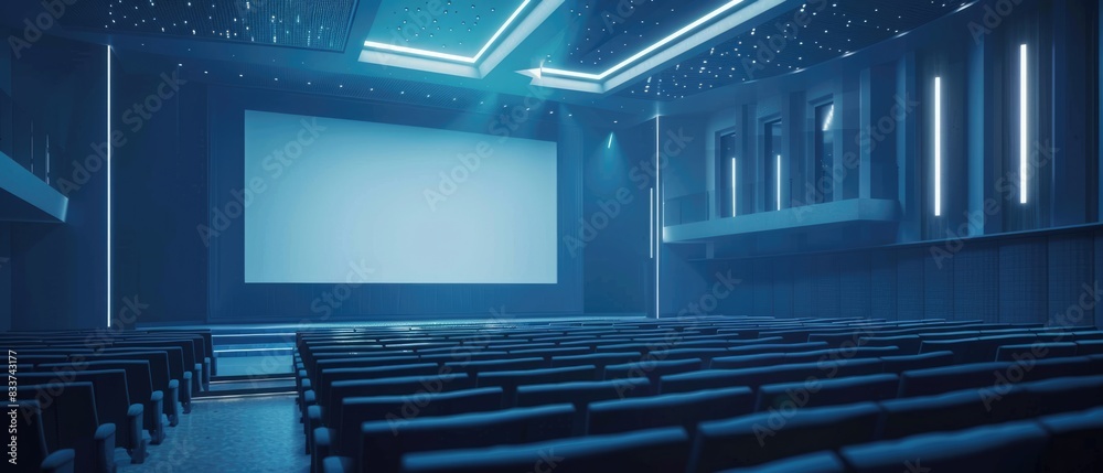 UHD screen with vibrant video, highlighting visual richness copy space ...