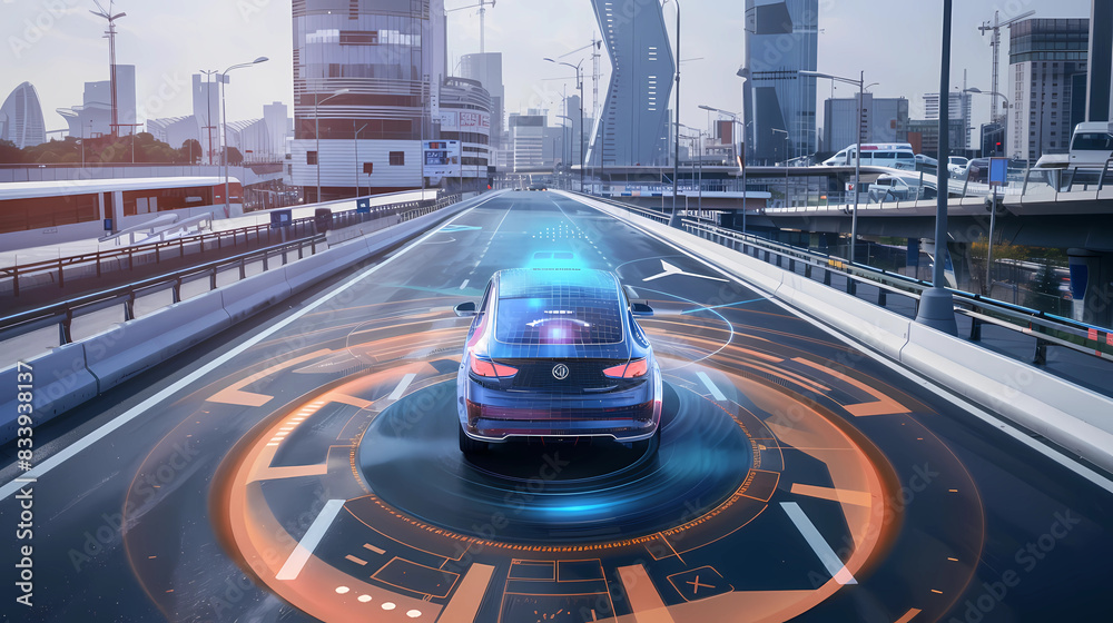 Sustainable Climate , A futuristic highway where electric and solar ...
