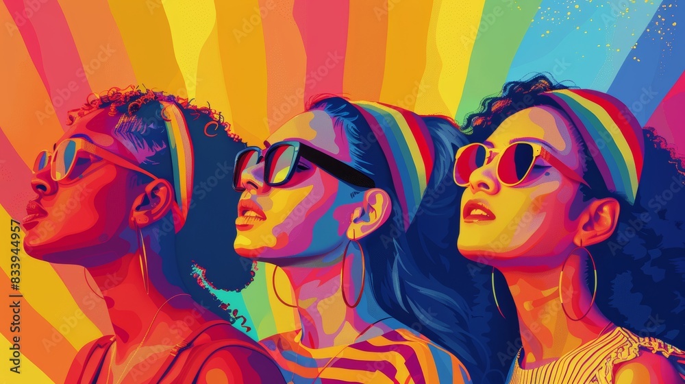 Design a pride celebration with a focus on the intersectionality of the ...