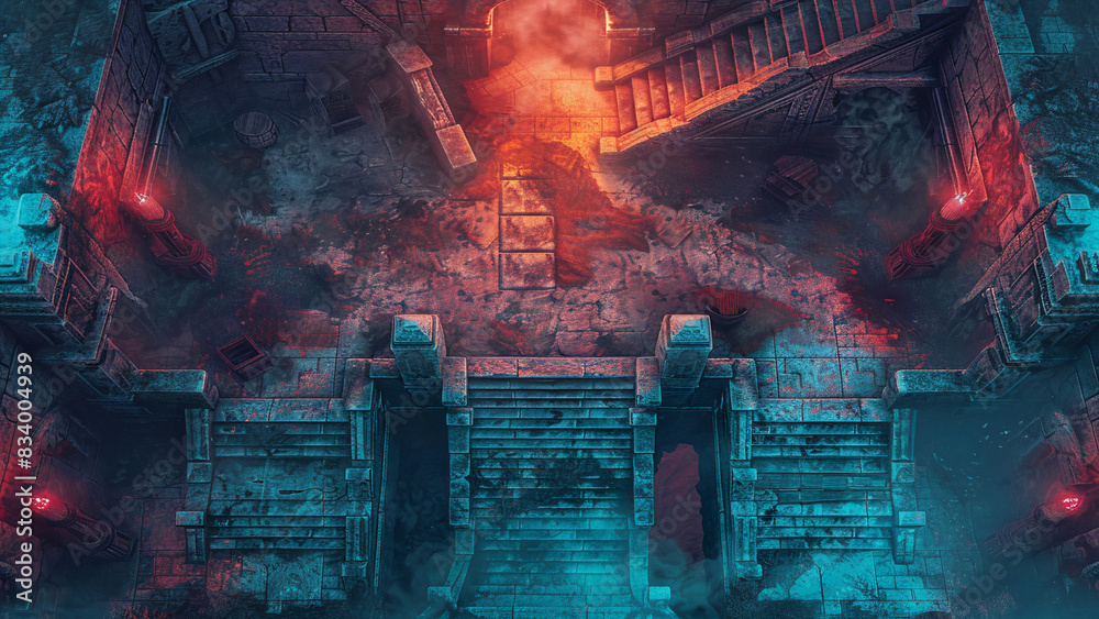 Crypt Battlemap DnD,RPG Map for Dungeons and Dragons,game background ...