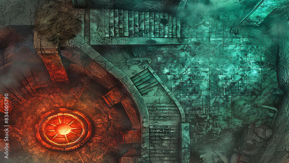 Crypt Battlemap DnD,RPG Map for Dungeons and Dragons,game background ...