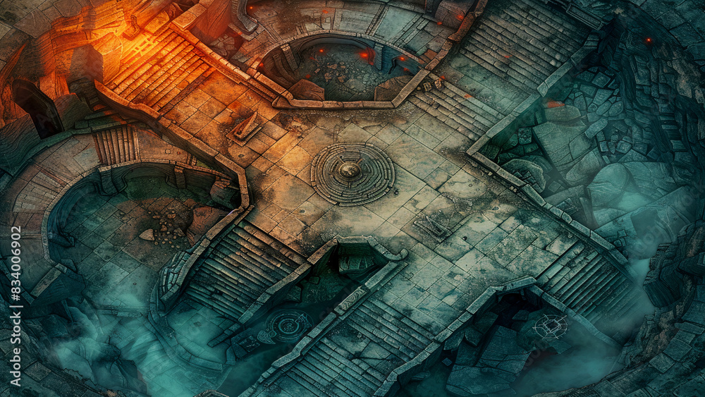 Crypt Battlemap DnD,RPG Map for Dungeons and Dragons,game background ...