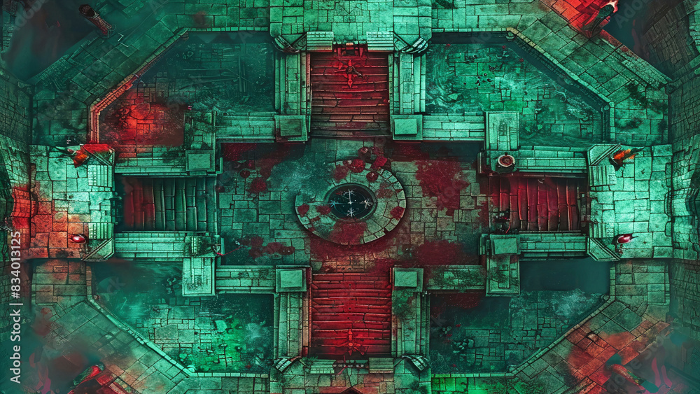 Crypt Battlemap DnD,RPG Map for Dungeons and Dragons,game background ...