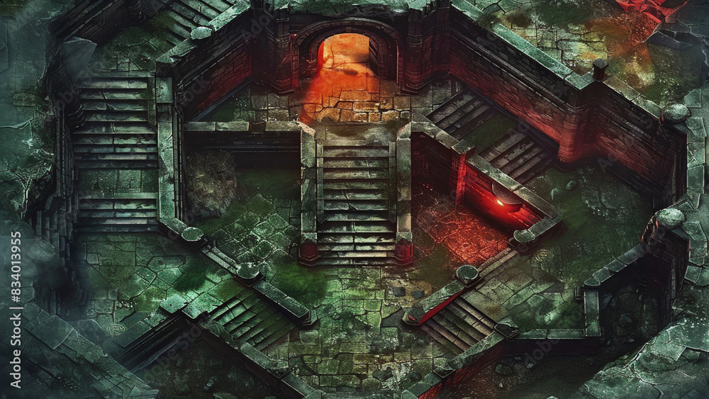 Crypt Battlemap DnD,RPG Map for Dungeons and Dragons,game background ...