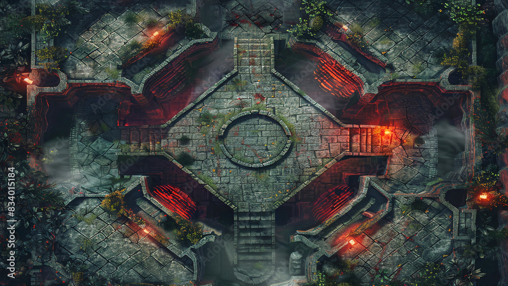 Crypt Battlemap DnD,RPG Map for Dungeons and Dragons,game background ...