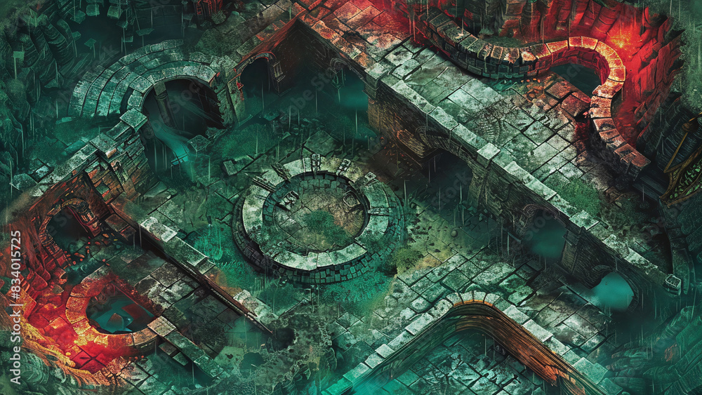 Crypt Battlemap DnD,RPG Map for Dungeons and Dragons,game background ...