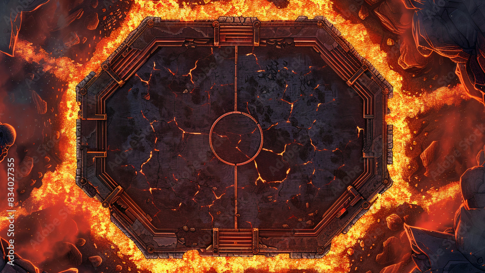 Soccer Stadium Battlemap DnD,game background,sport background stadium ...