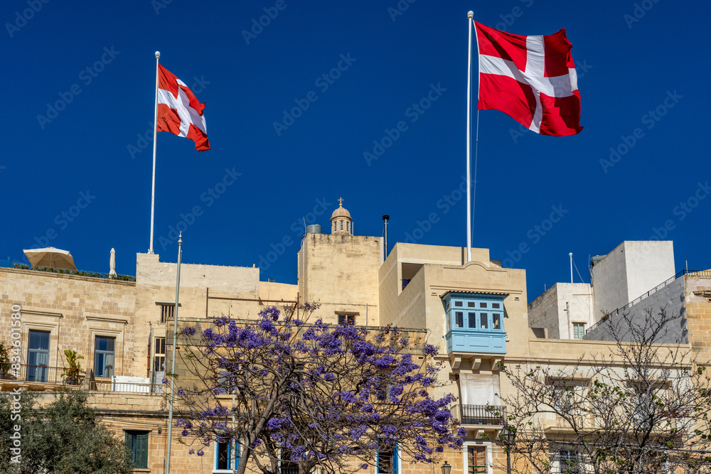 Medieval Malta: Birgu's skyline features iconic historic Birgu ...