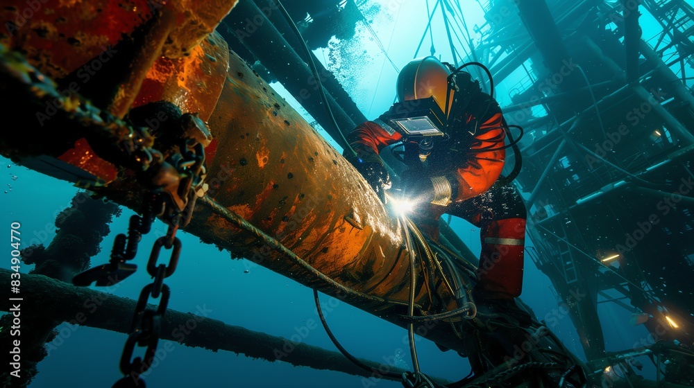 Underwater Welding of Piles for Oil Drilling Operations: Step-by-Step ...
