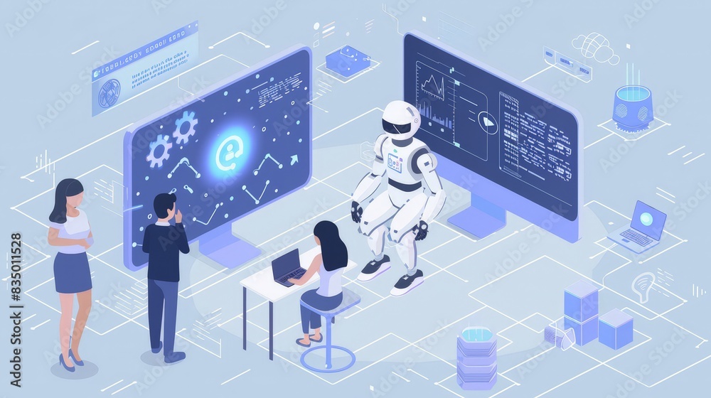 Illustrate a comparison of different AI learning models, including ...