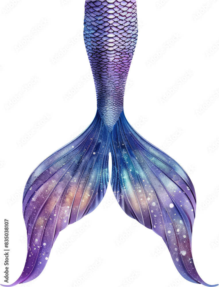 Mermaid Tail sticker transparent background PNG clipart Stock ...