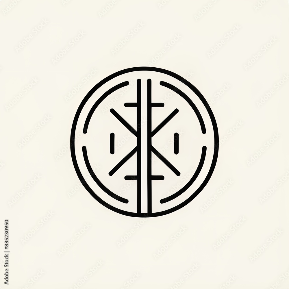 monogram logo modern. icon cool. design symbol iconic. desain art logo ...
