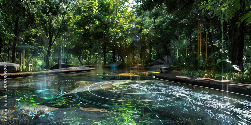 Augmented Reality Park: A park where visitors can experience augmented ...