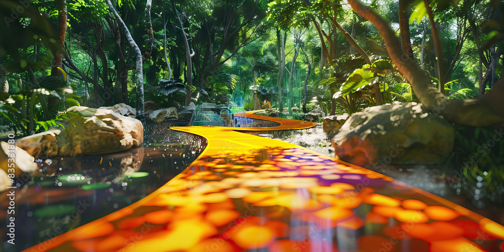 Augmented Reality Park: A park where visitors can experience augmented ...