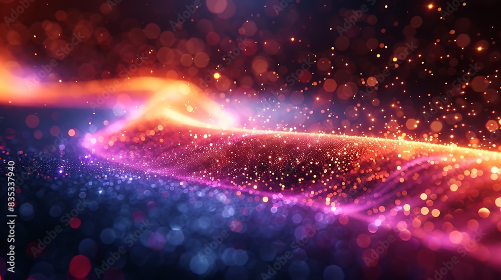 A digital illustration of Photon Flux, showcasing a close-up view of a ...