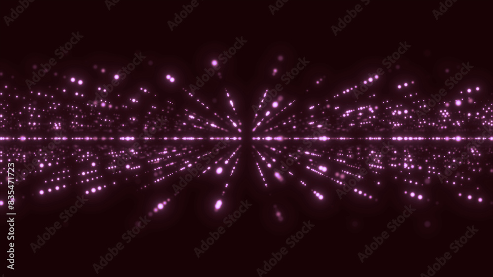 Epic lines in 4k resolution, data center, data transfer with fast ...