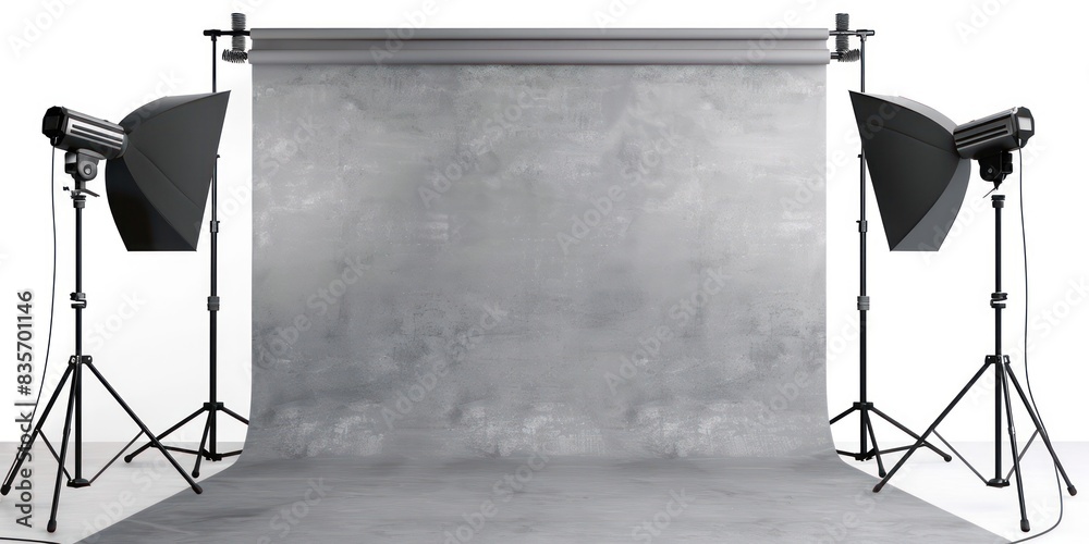 Streamlined backdrop solution featuring a plain background, designed to ...