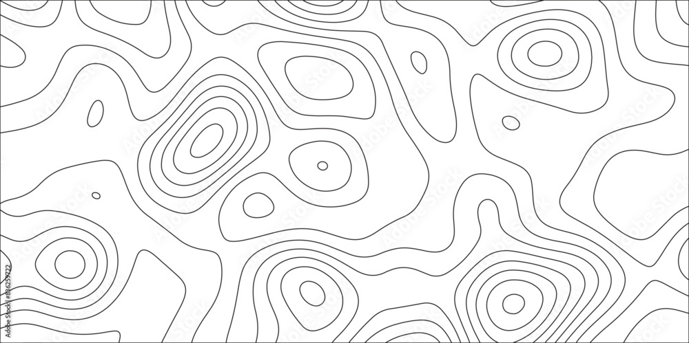 Abstract lines background. Contour maps. Vector illustration. The ...