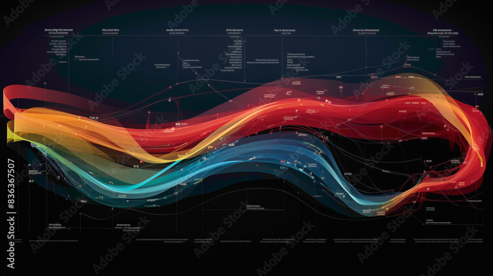 A Sankey diagram mapping out the flow of capital within financial ...