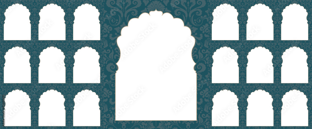 Set of windows Beautiful Arch small and Big Design with Indian ...