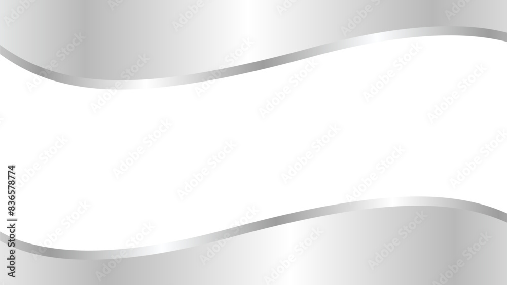 Abstract silver metallic background, vector simple background for ...