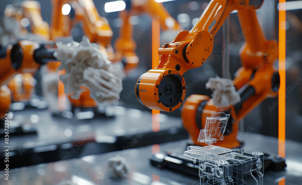 Robotic arm using AI to manage post-processing tasks in 3D printing ...