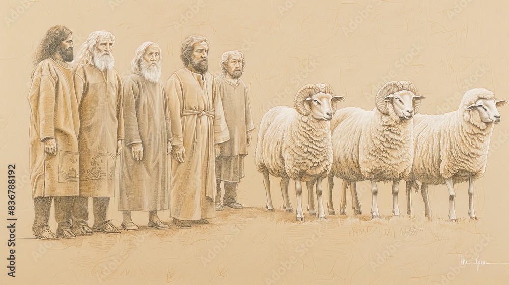 Parable of the Sheep and the Goats Illustration: Righteous Inheriting ...