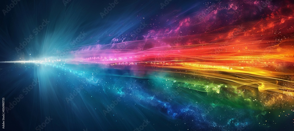 Colorful big bang space explosion. LGBT pride gender equality wallpaper ...
