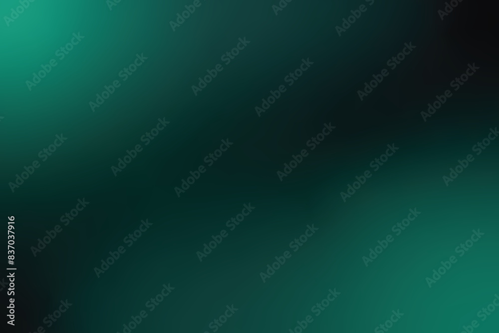 Abstract dark emerald green gradient background with glowing lights. Vector illustration Stock ...