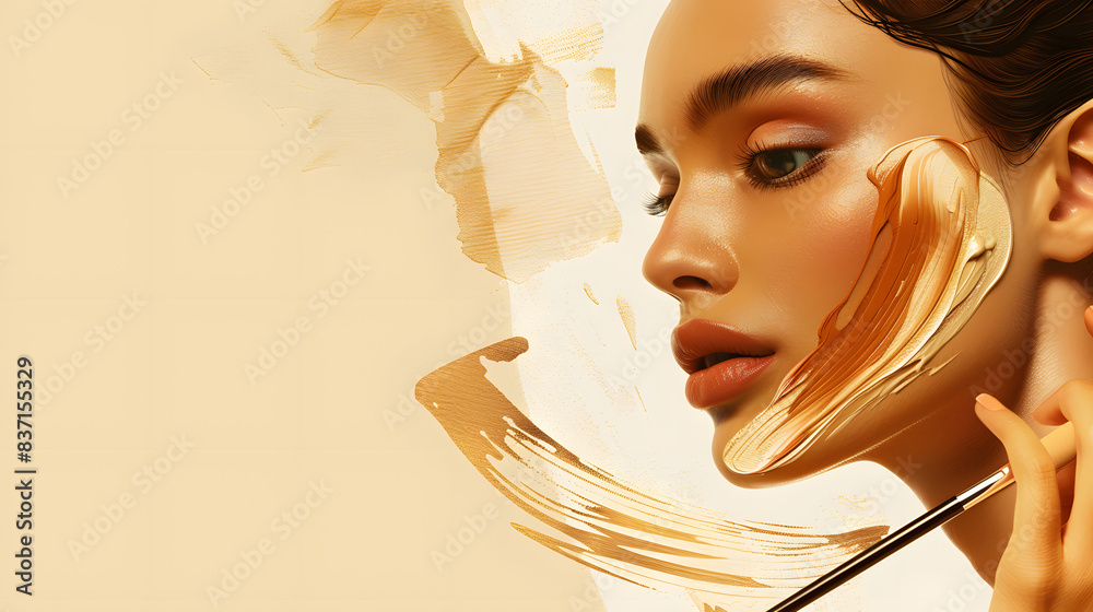 Beauty Influencer: Makeup Artist Creating Tutorial for YouTube Channel ...