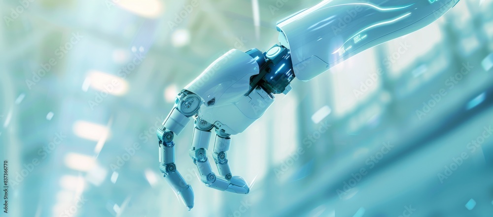 Stock-Illustration „Developing smart factory automation robot arm control future industrial ...