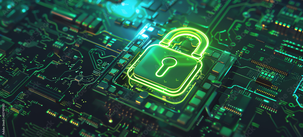 HTTPS lock icon on browser bar, secure connection, green padlock, top ...