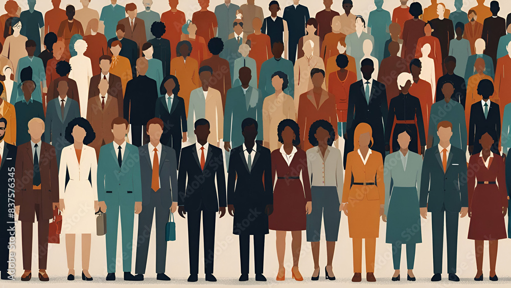 "Diversity and inclusion in the workplace, a transparent background ...