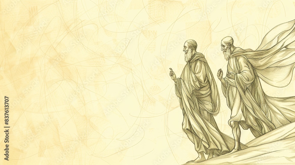 2 Kings 2 Biblical Illustration: Elijah's departure, ascent to heaven ...