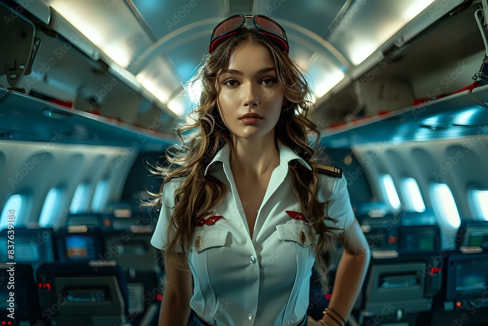 Flight attendants showcasing their professionalism, hospitality, and ...