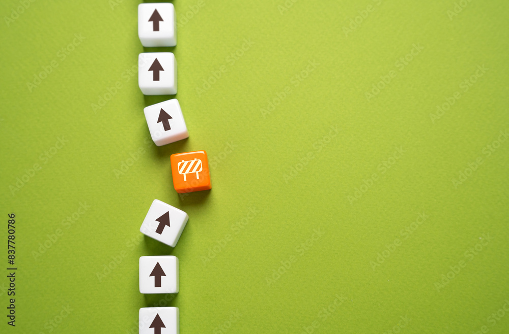 The block is in progress. Concerns and issues. Face problems and ...