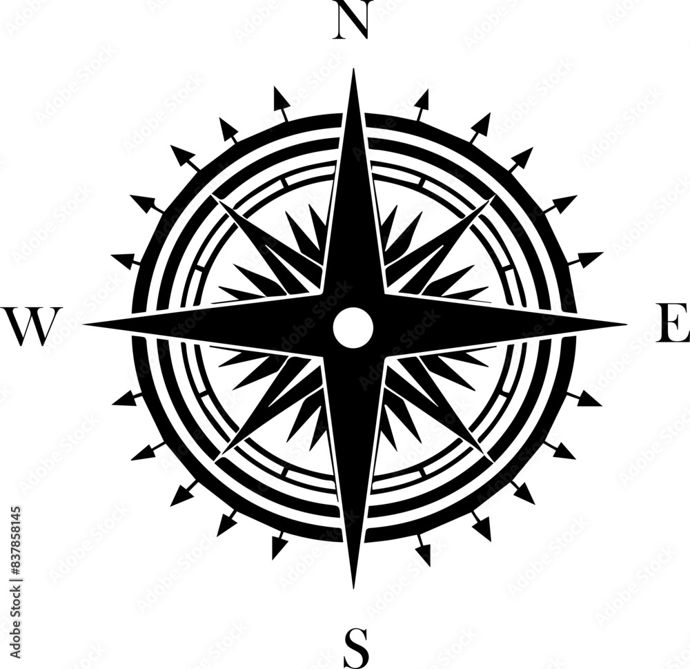 compass vector transparent background PNG clipart Stock Vector | Adobe ...