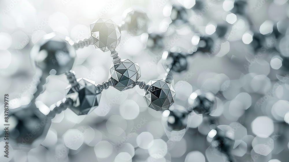 A high-tech background image with a mosaic of geometric patterns in ...