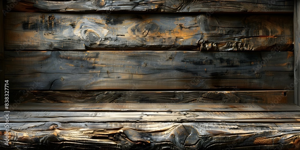 Vintage rustic paper with a wooden frame border. Concept Vintage Props ...